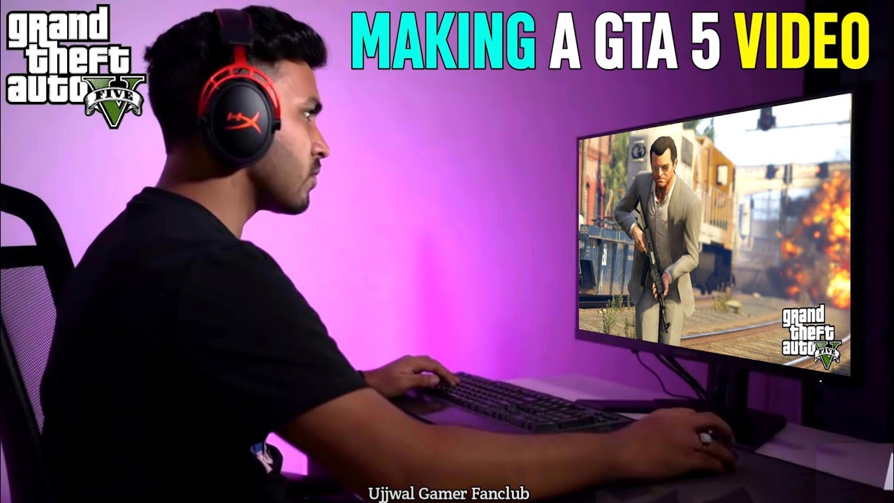 TECHNO GAMERZ MAKING OF A GTA 5 VIDEO | TECHNO GAMERZ GTA 5 NEW VIDEO ...