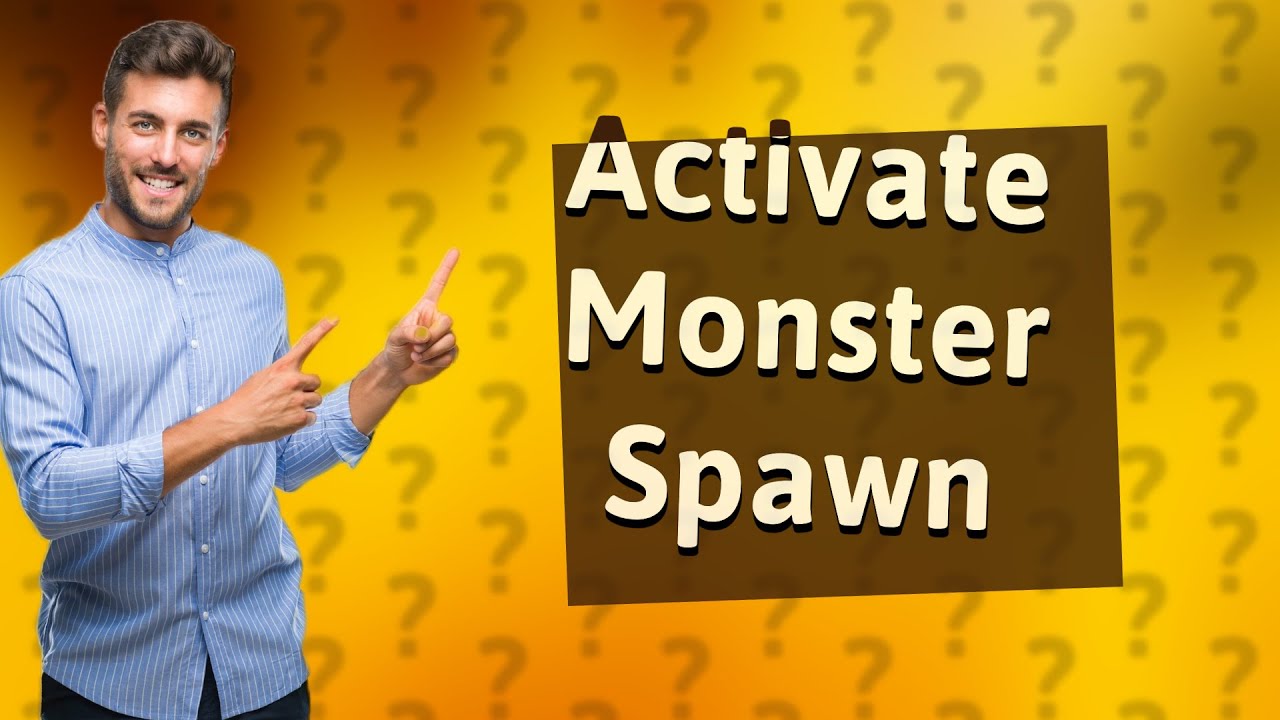 How do you activate monster spawn? - YouTube