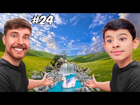 I Spent 24 Hours in a River – MrBeast Style! #survivalchallenge #mrbeaststyle