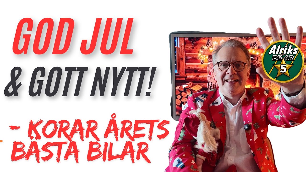 God Jul och Gott nytt! Korar årets bästa bilar! - YouTube