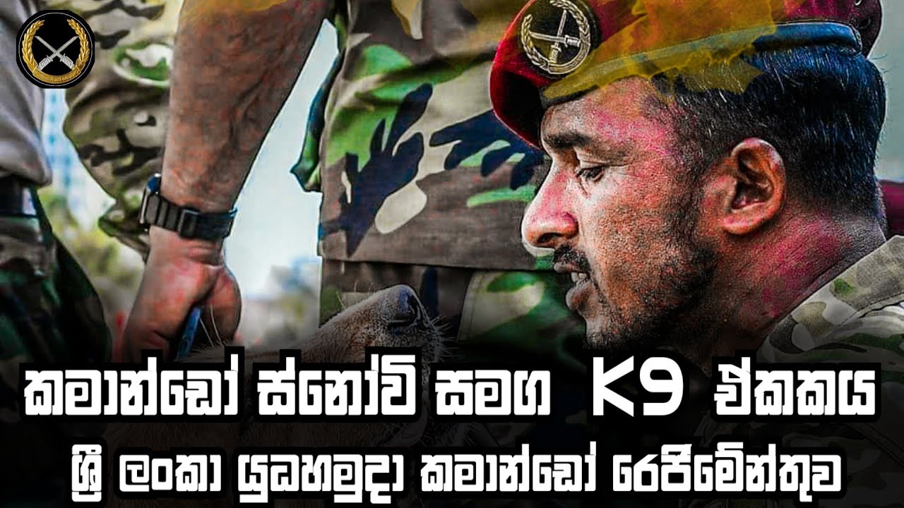Srilanka army Commando Regiment K9 unit - Srilanka Army commando regiment - Bankaraya Tv - YouTube