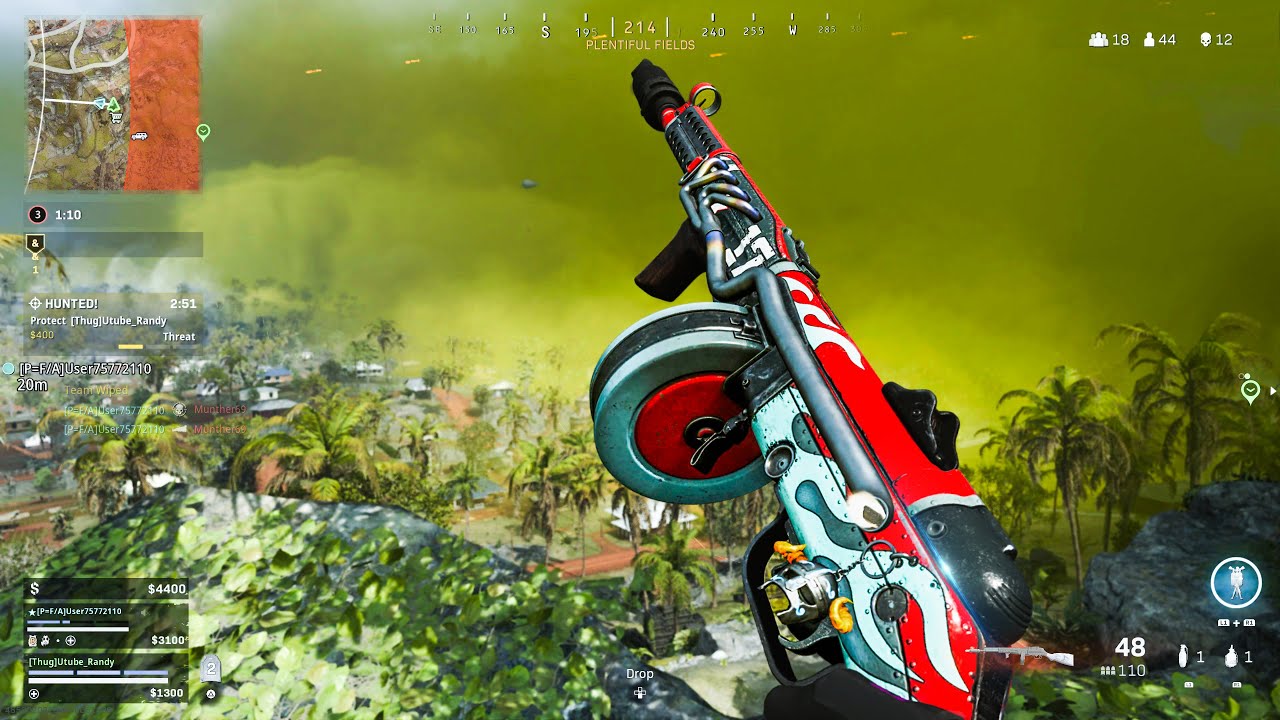 Call of Duty: Warzone Pacific Solo PPSH Gameplay PS5(No Commentary ...