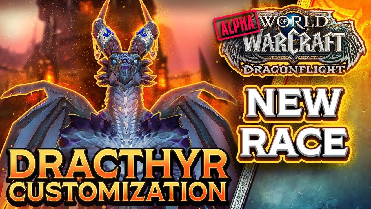 Dracthyr Customization - DRAGONFLIGHT ALPHA EXCLUSIVE - YouTube