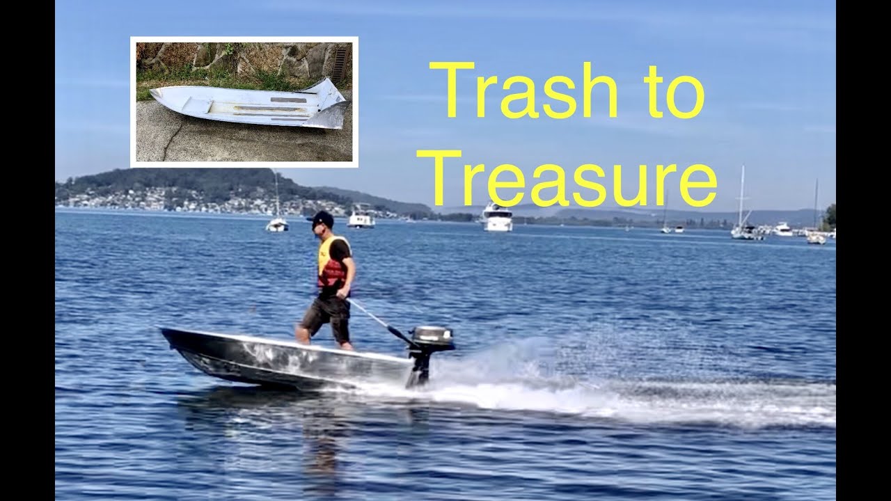 Fast boat tinny RIB - YouTube