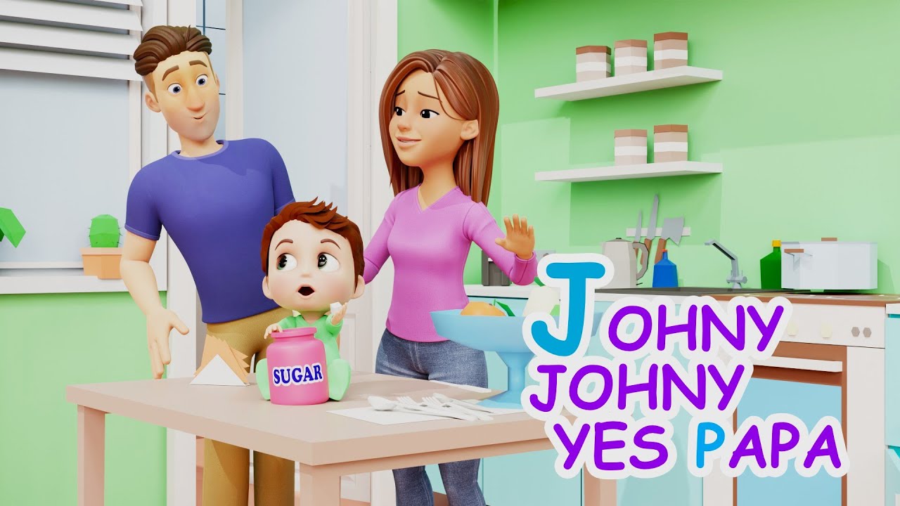 Johnny Johnny Yes Papa | Kids Nursery Rhymes | Laughing Paploosh - YouTube