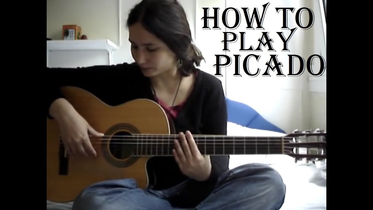 How to play picado (guitar lesson) - YouTube