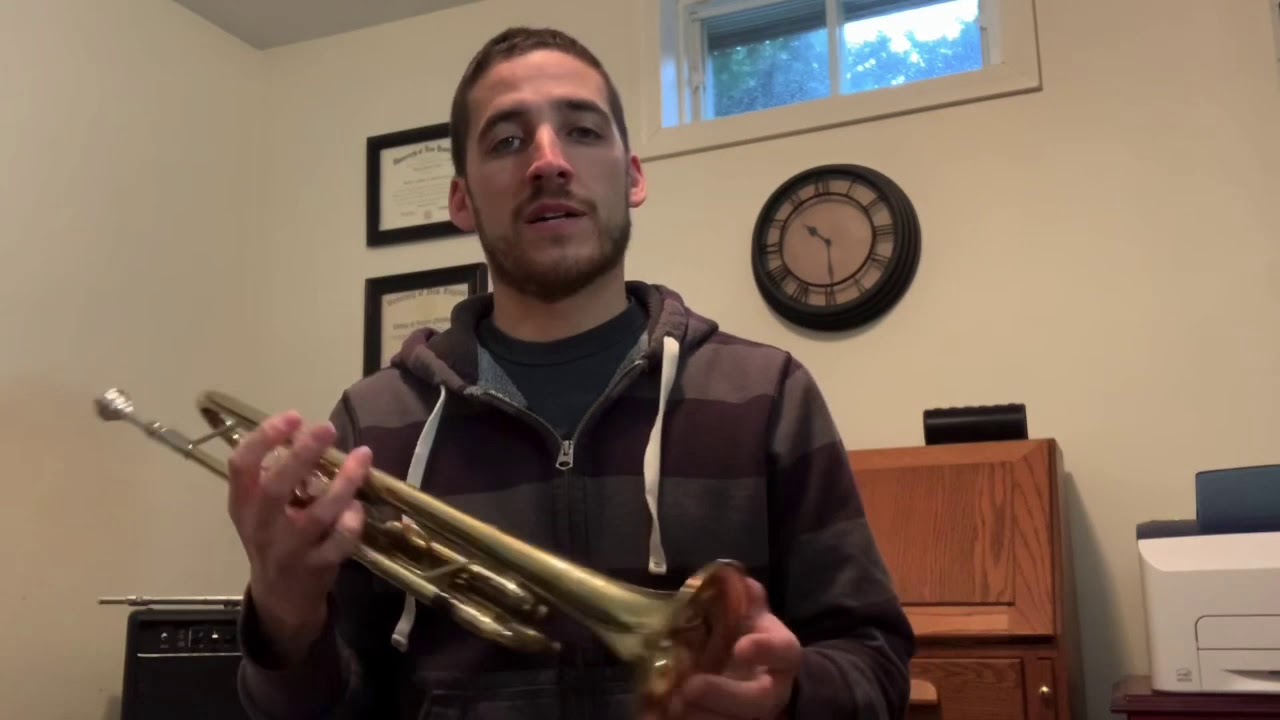 Trumpet Low Range Lip Slur Warm-up - YouTube