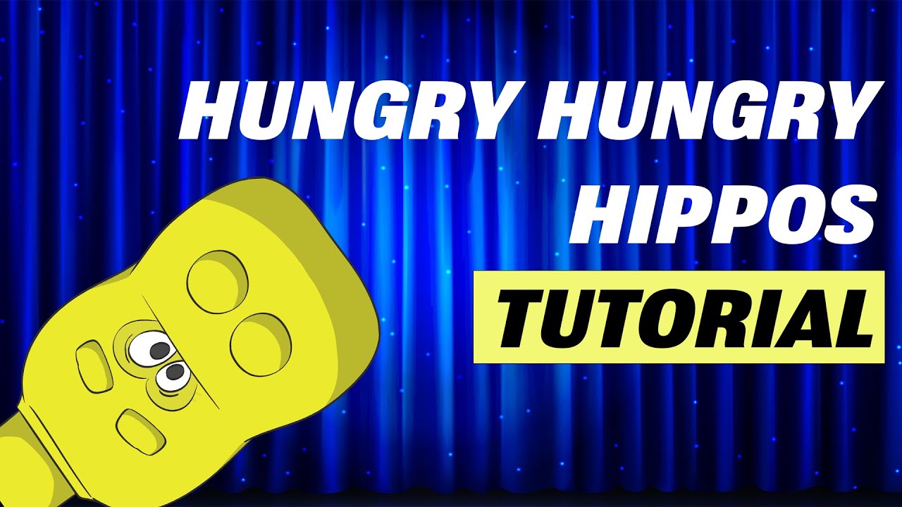 "Hungry Hungry Hippo" tutorial: a classroom review game - YouTube