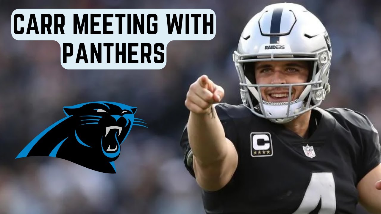 Derek Carr Meeting With Panthers!!! - YouTube