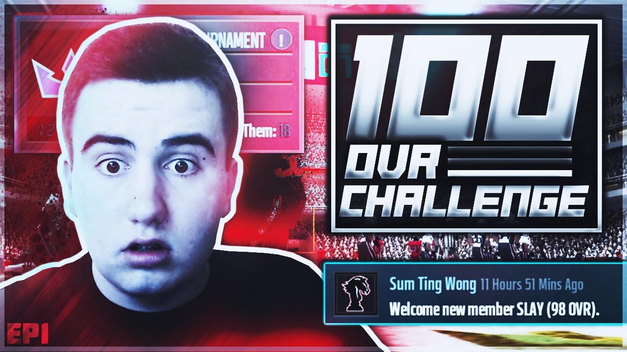 100 OVERALL CHALLENGE! BUILD A TEAM FROM NOTHING TO 100 OVR! Brand NEW ...
