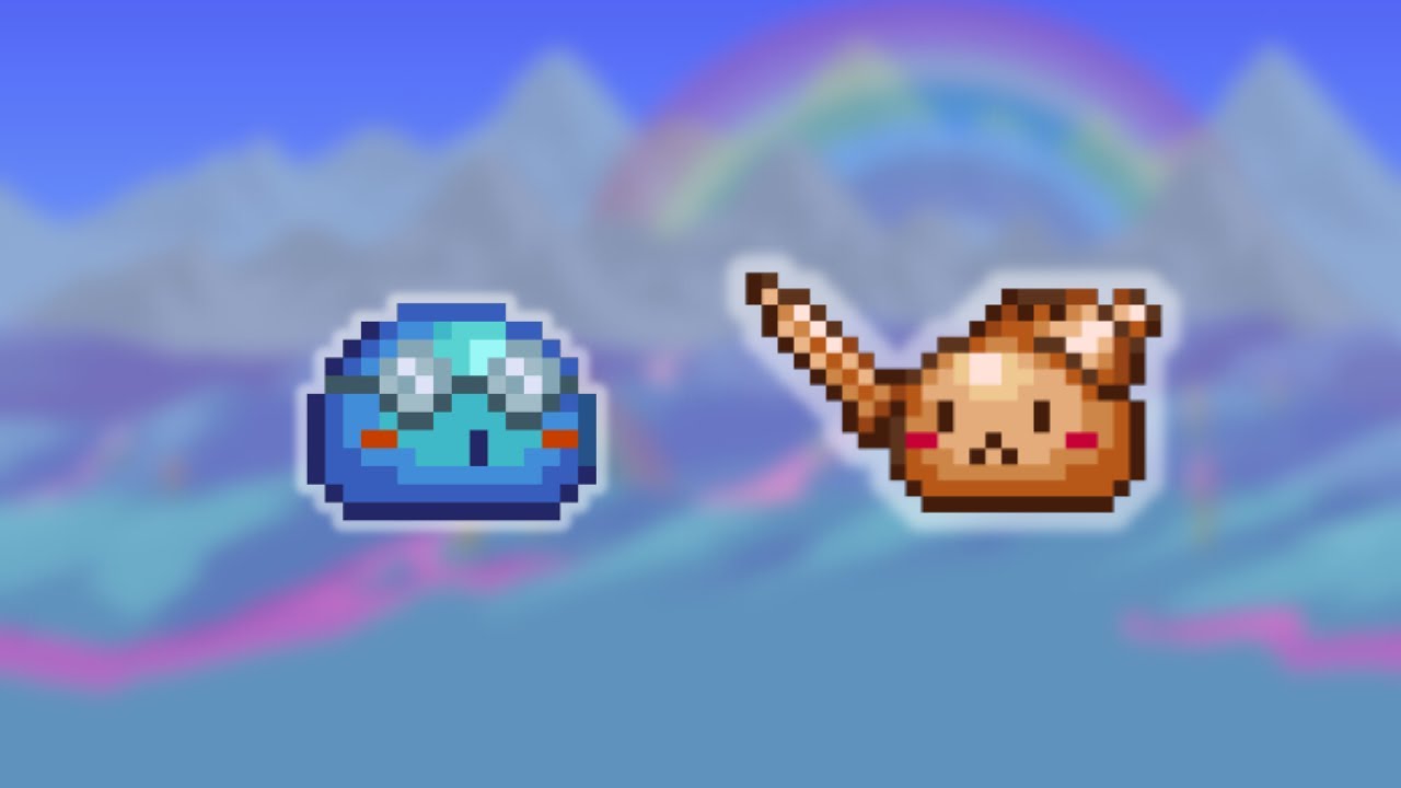 Essa são as SLIMES NPCS do TERRARIA e COMO PEGAR - YouTube