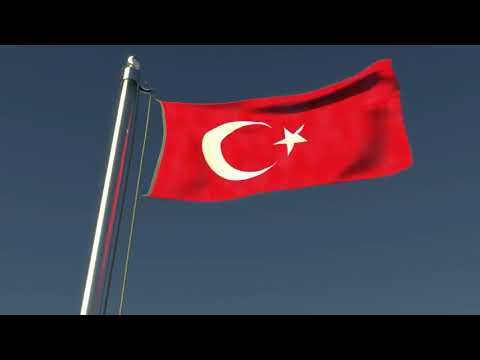 Türk Bayrağı Animasyon - Turkish Flag Animation - YouTube