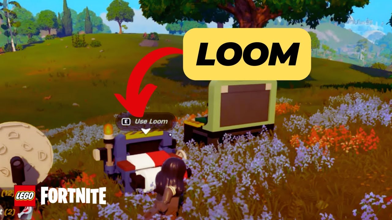 How to Craft a Loom in Lego Fortnite - YouTube