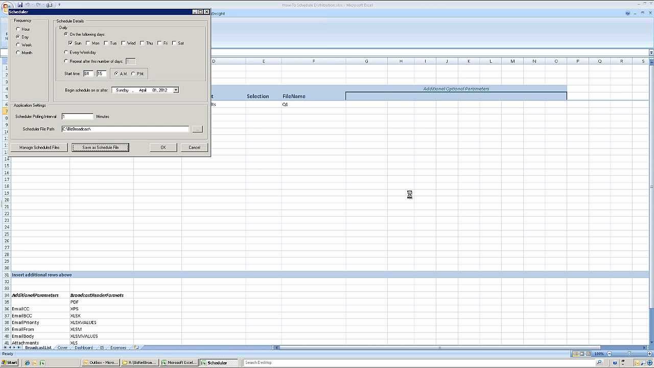 Automatic Report Distribution
