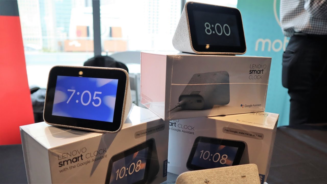 Lenovo Smart Clock with the Google Assistant - Hands On Review - YouTube