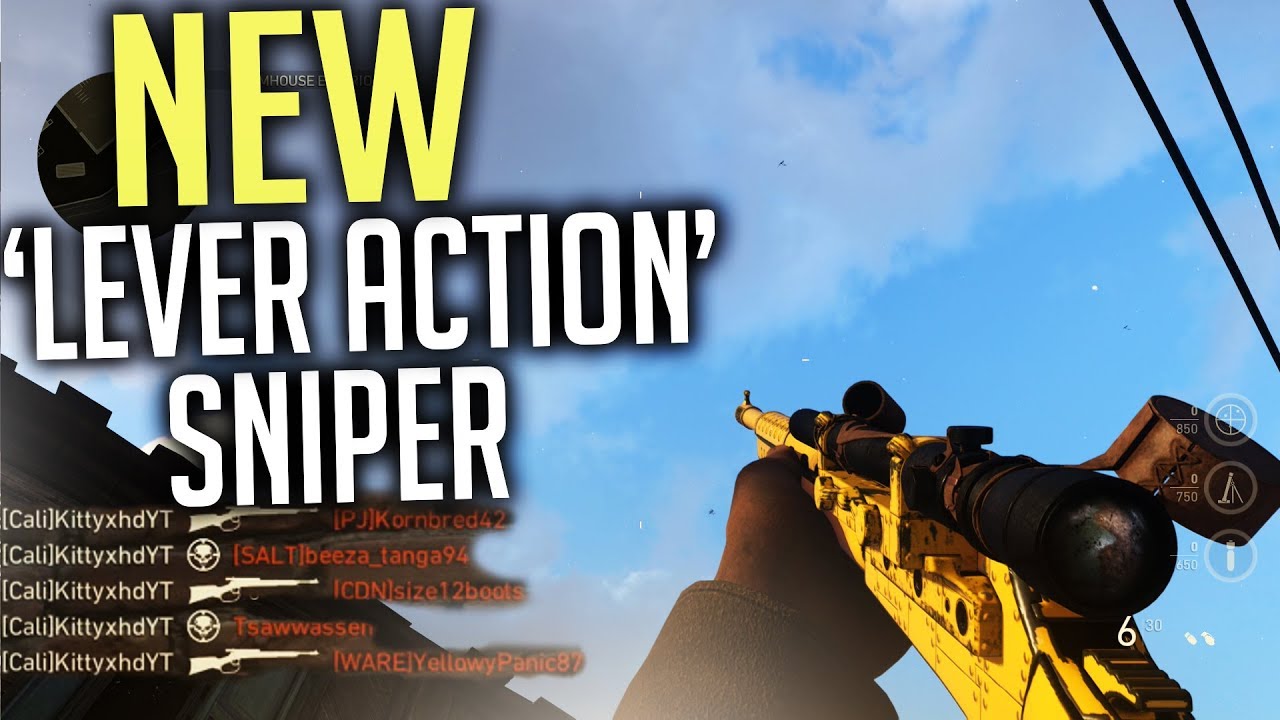 The NEW 'Lever Action' Sniper is INSANE (SO MANY CLIPS) - YouTube