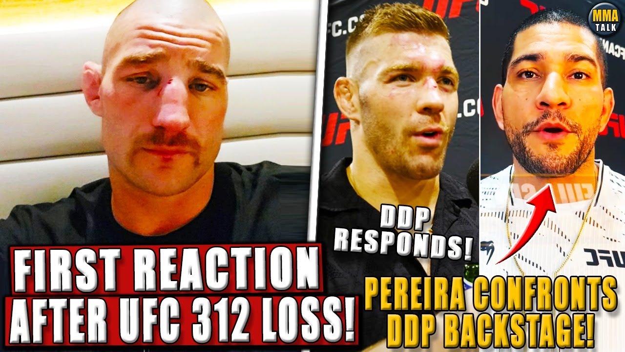 Sean Strickland's FIRST REACTION after UFC 312’s loss! DDP REACTS to ...