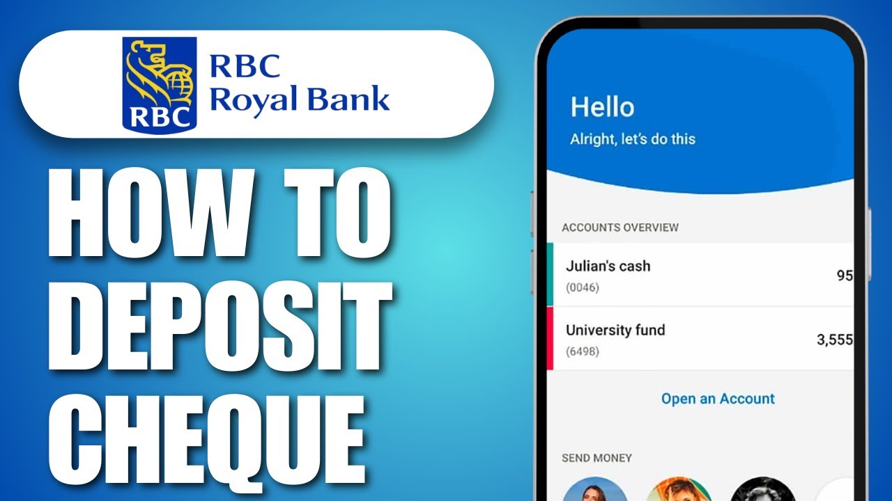 How to Deposit a Cheque on Royal Bank of Canada (Best Method) - YouTube