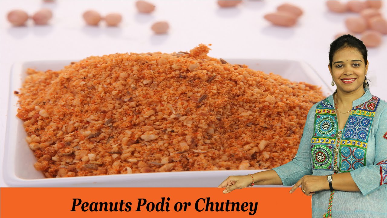 Peanuts Podi or Chutney - Mrs Vahchef - YouTube