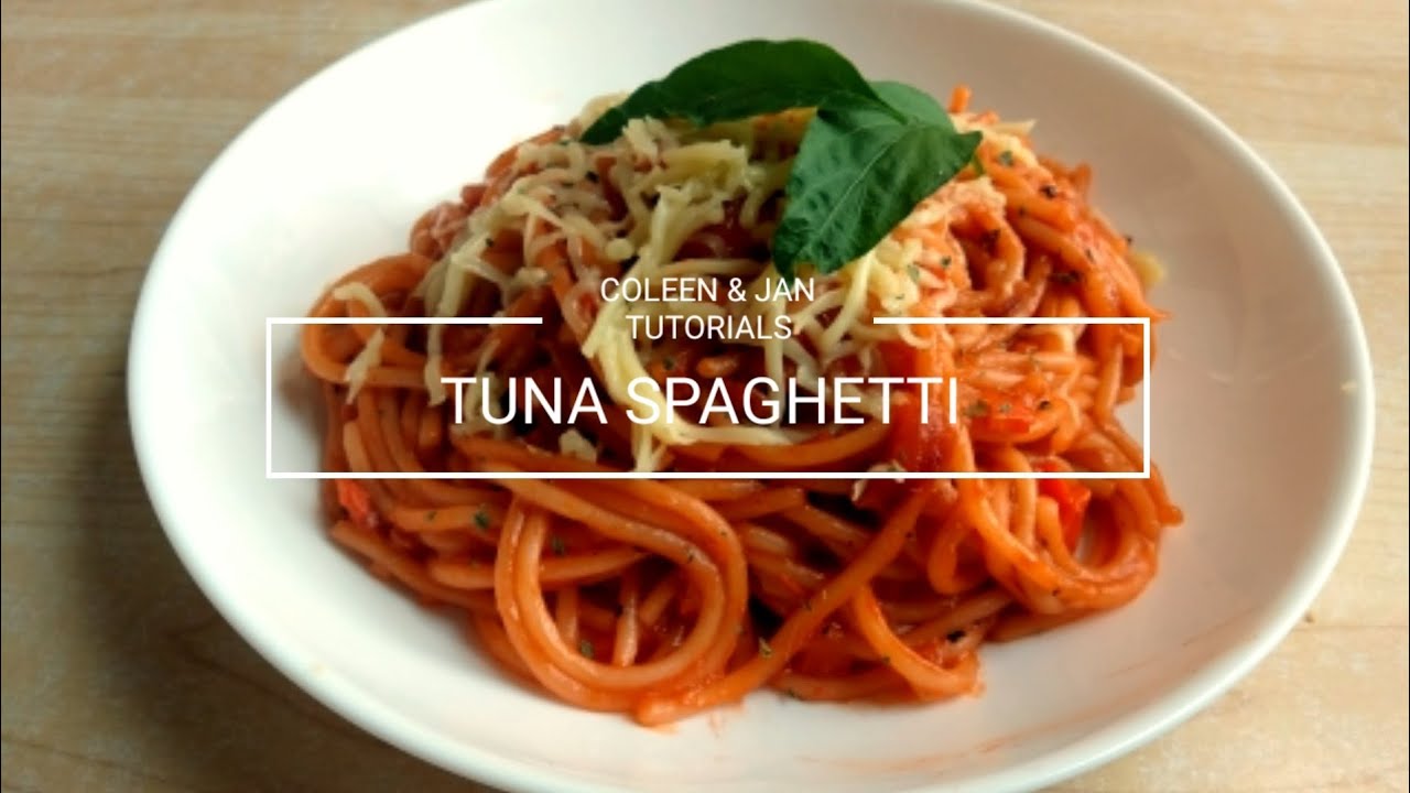 YUMMY TUNA SPAGHETTI FILIPINO STYLE | BUDGET MEAL - YouTube