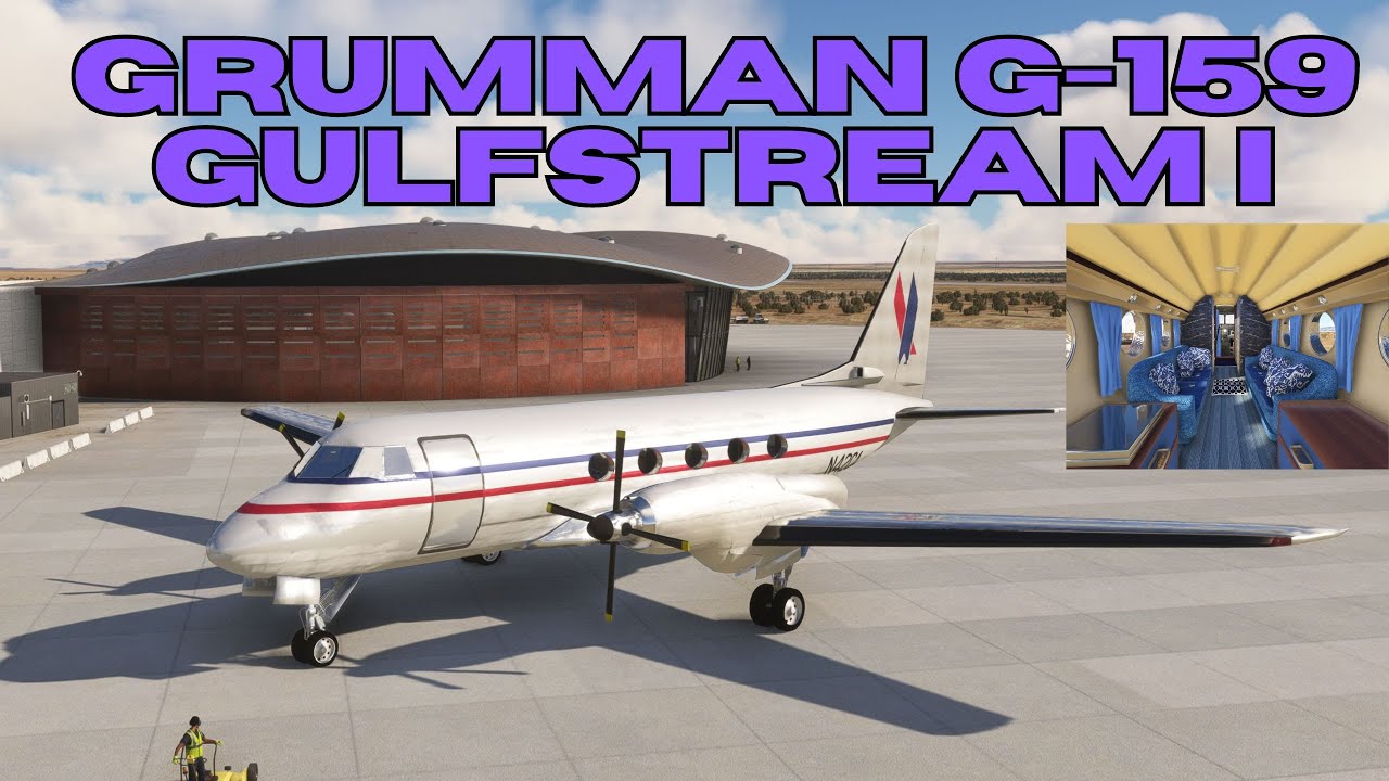 Microsoft Flight Simulator Grumman G-159 Gulfstream I Quick Flight ...