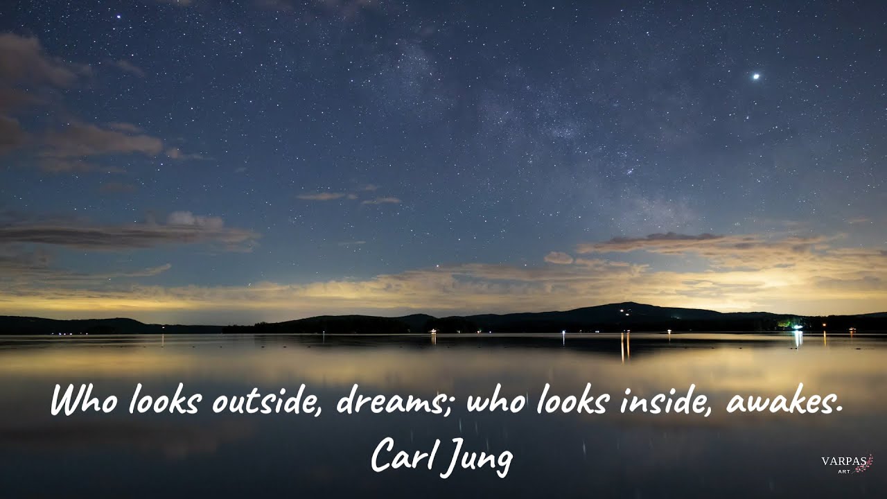 Who looks outside, dreams; who looks inside, awakes: - Carl Jung - YouTube
