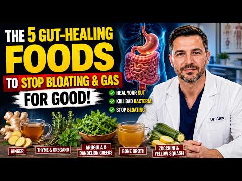 The 5 Gut-Healing Foods to Stop Bloating and Gas For GoodIf