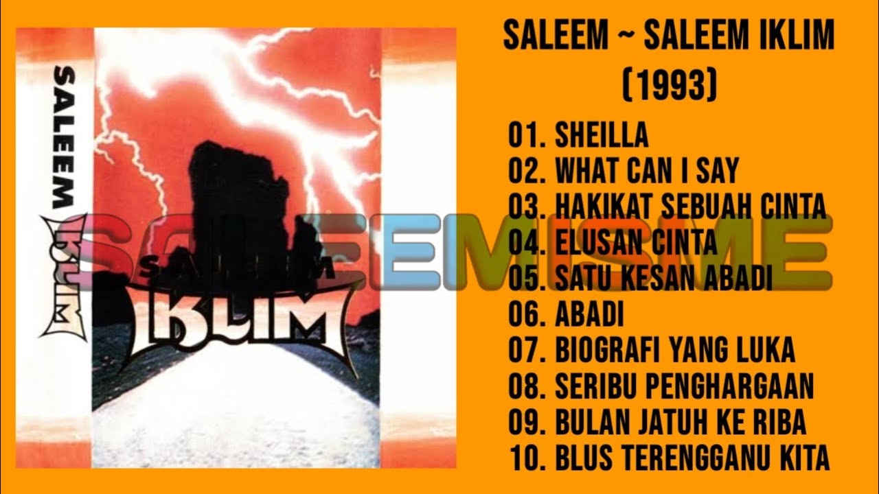 SALEEM - SALEEM IKLIM (1993) FULL ALBUM - YouTube