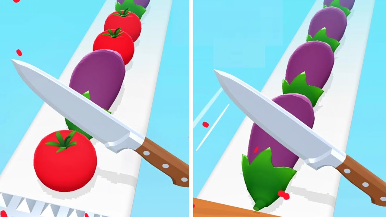 Perfect Slices Game! Satisfying and Relaxing ASMR Slicing Video - YouTube