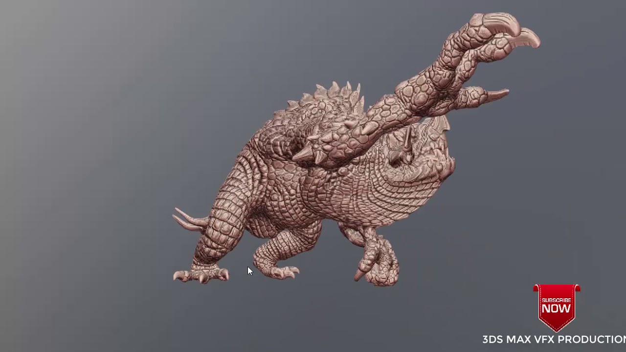 Matcap Demo Charcharosaurus model for 3D - YouTube