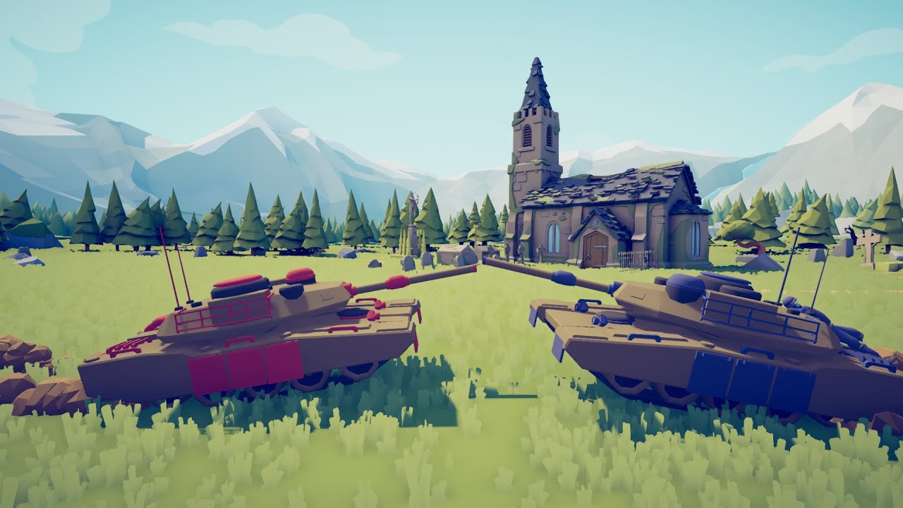 TANK BATTLE, TABS - Totally Accurate Battle Simulator - YouTube