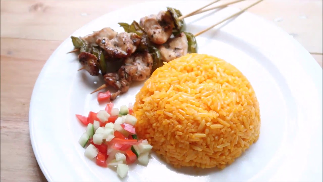CHICKEN WRAP, CHICKEN KEBAB AND JAVA RICE - YouTube