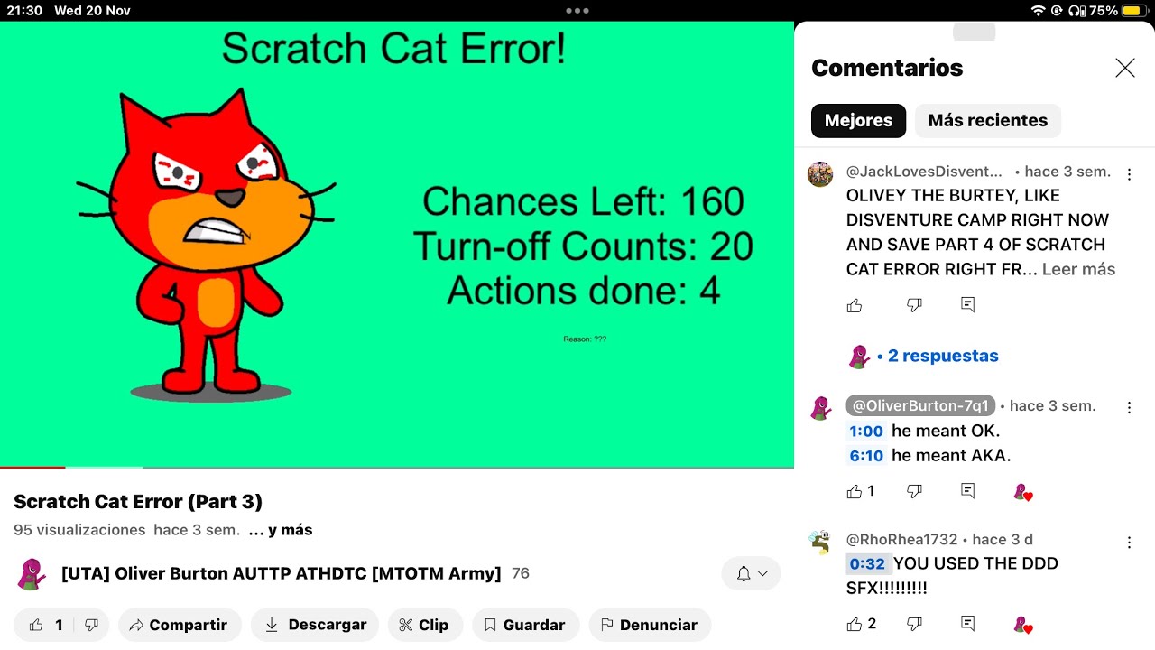 My reaction that Oliver Burton AUTTP ATHDTC Used DDD SFX - YouTube