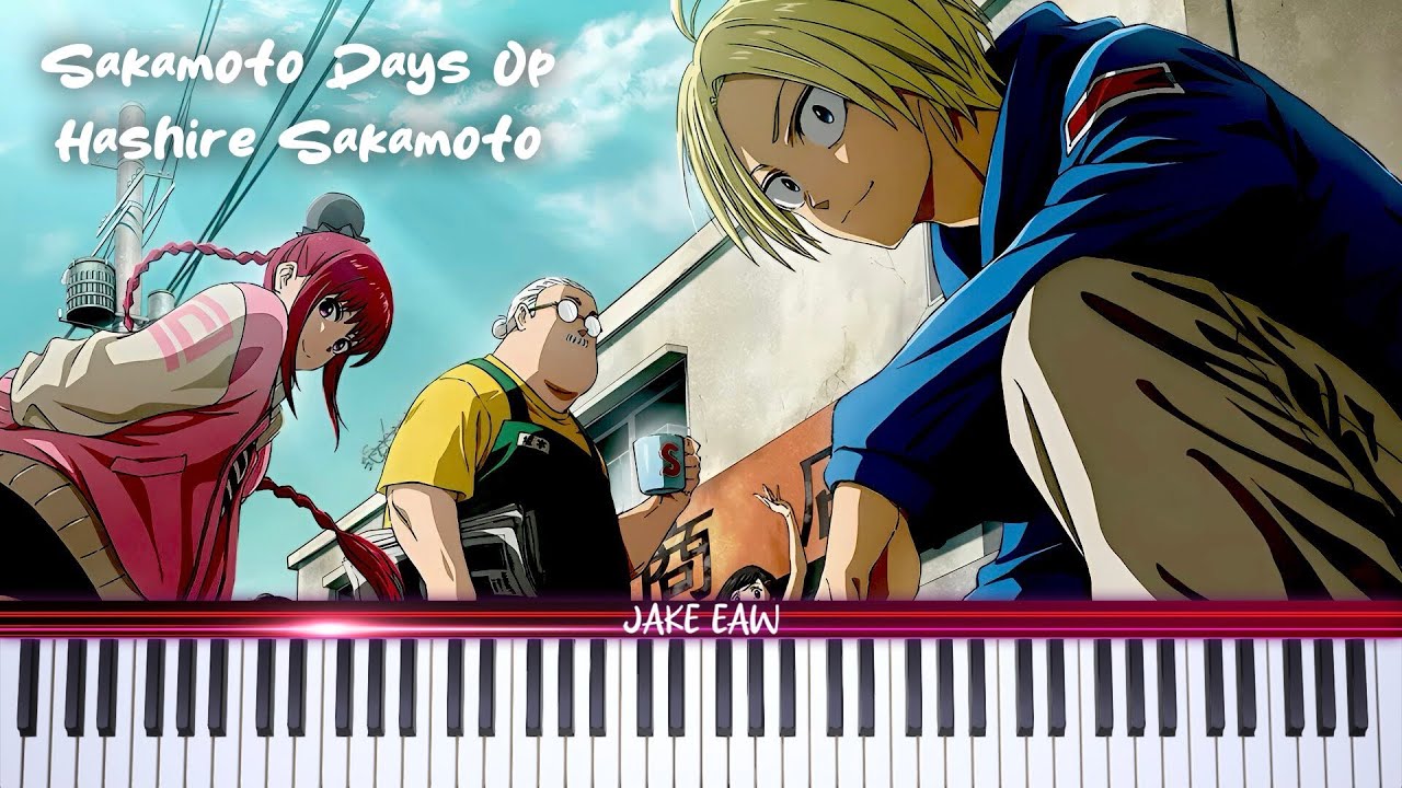 Sakamoto Days Op - Hashire Sakamoto [走れSAKAMOTO] by Vaundy (Piano ...