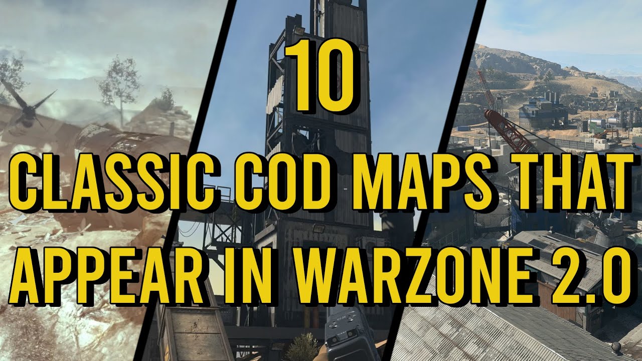 10 Classic COD Maps That Appear in Warzone 2.0 - YouTube