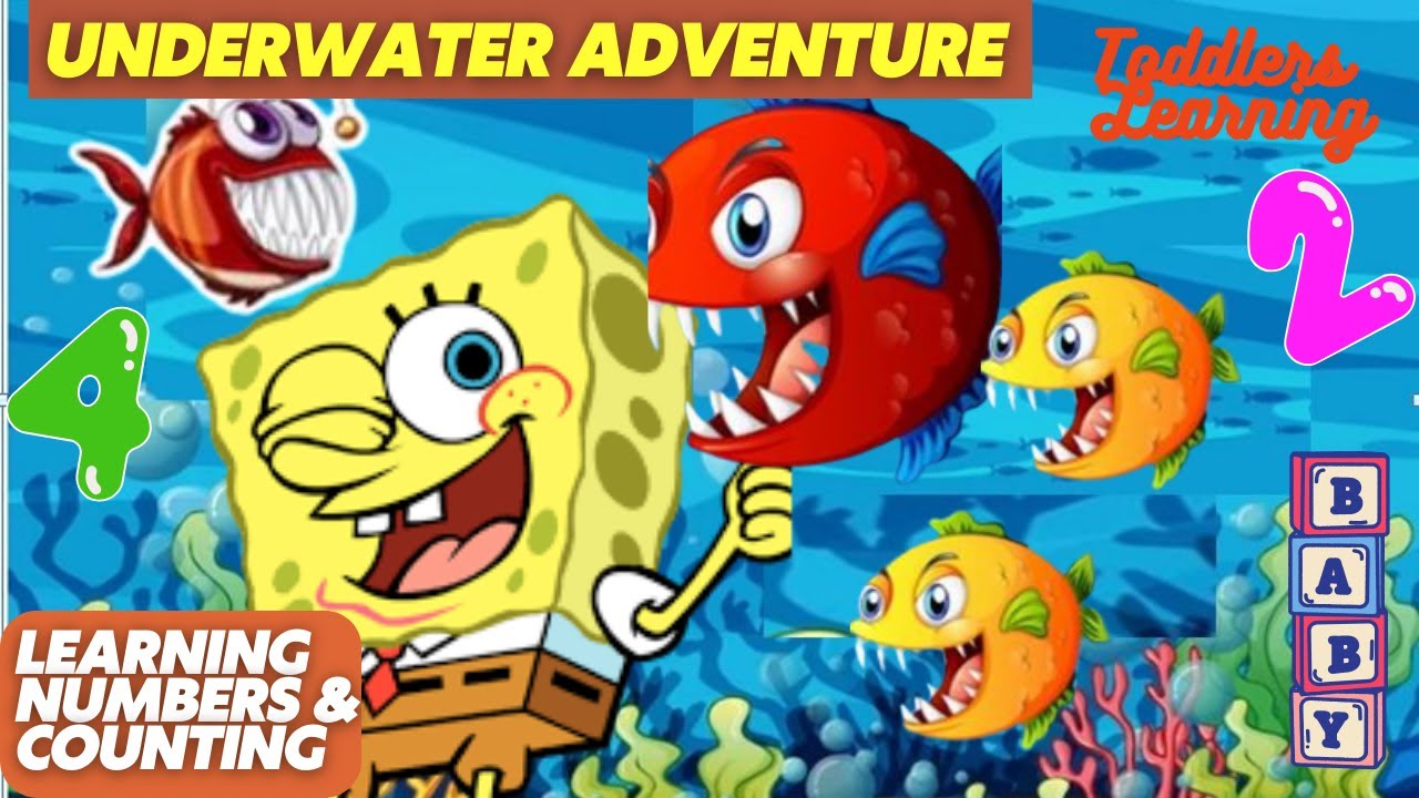 The Incredible Adventure of Spongebob the square pants|Best Counting ...