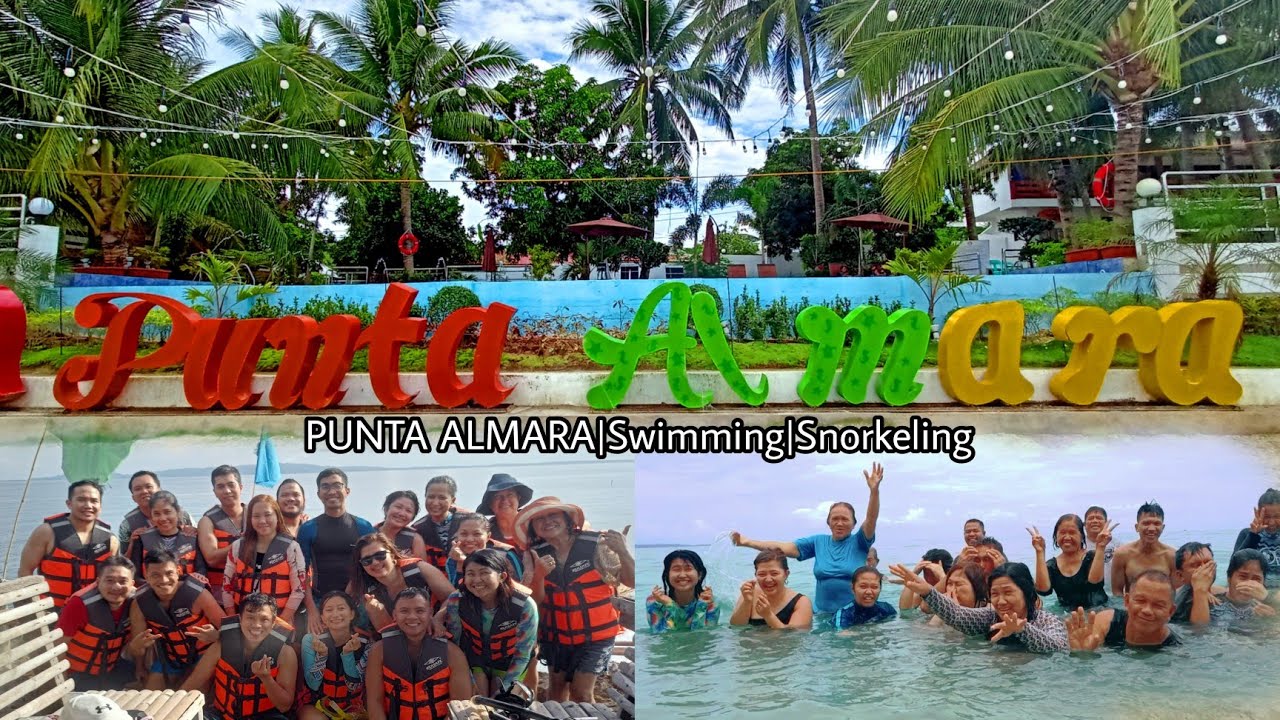 PUNTA ALMARA Beach Resort#Swimmingtime#Snorkeling|GHINIA Zane vlogs ...