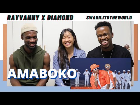 Rayvanny Ft Diamond Platnumz - Amaboko | Reaction Video + Learn Swahili | Swahilitotheworld |