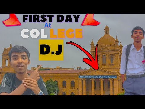 D.J Sindh Goverment Science College | Dj College Vlog | First Day - YouTube