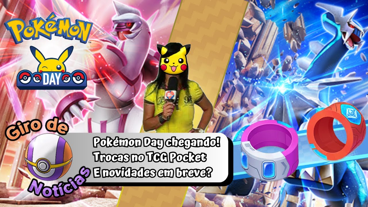 Giro de Notícias: Trocas no TCG Pocket gera polêmica, Pokémon Day ...