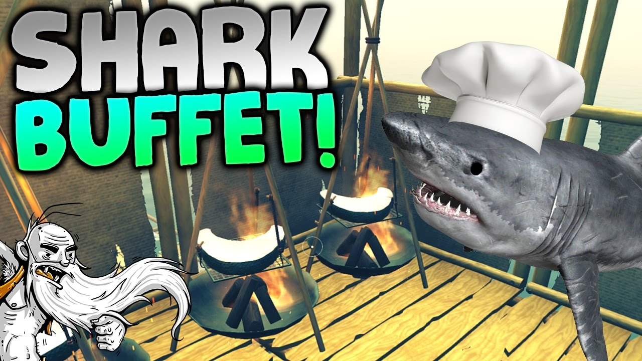Raft Gameplay - "ALL YOU CAN EAT SHARK BUFFET!!!" Walkthrough Let's ...