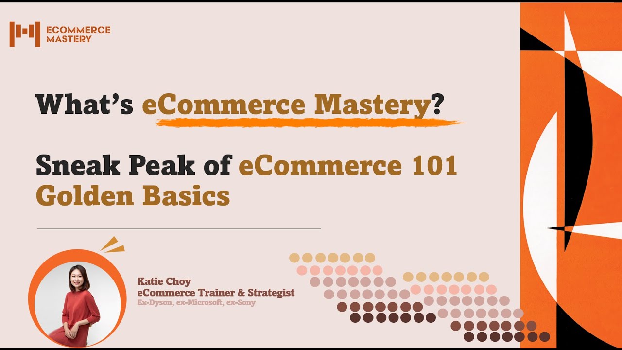 What's about eCommerce Mastery? | All you need to know about eCom 101 ...