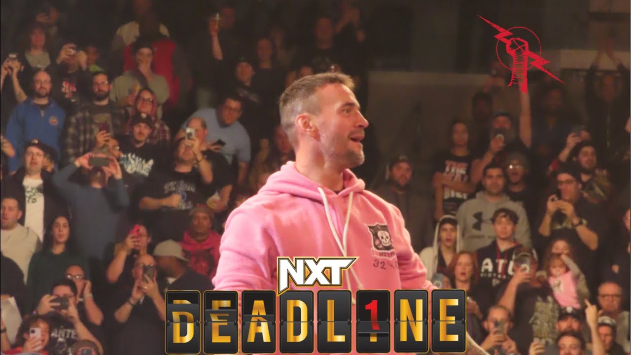 CM PUNK SURPRISE APPEARANCE AT NXT DEADLINE - YouTube