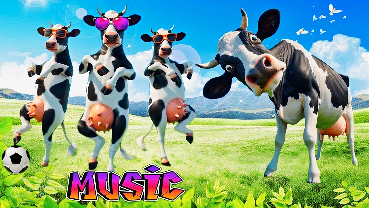 FUNNY COW DANCE - 53 | COW DANCE & COW VIDEO| DANCING COW - YouTube