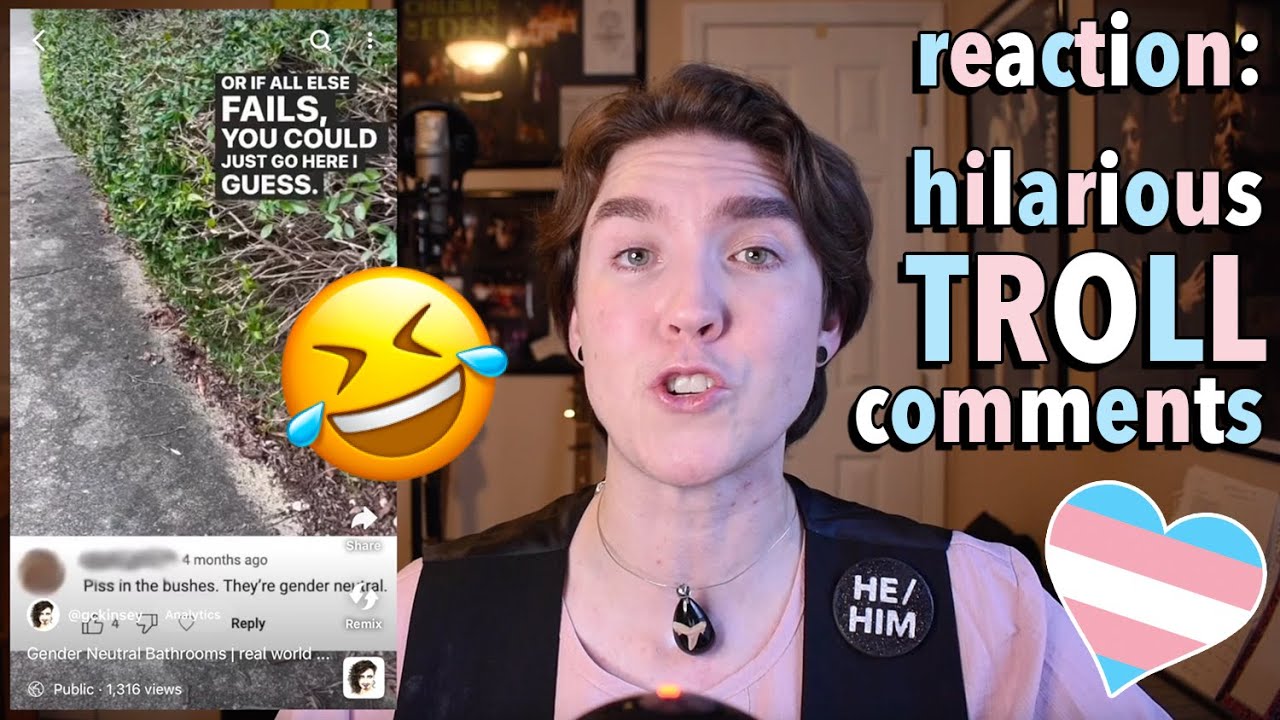Reacting to my funniest troll comments - YouTube