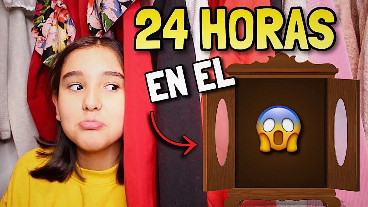 24 HORAS EN EL ARMARIO 😱 - Gibby :) - YouTube