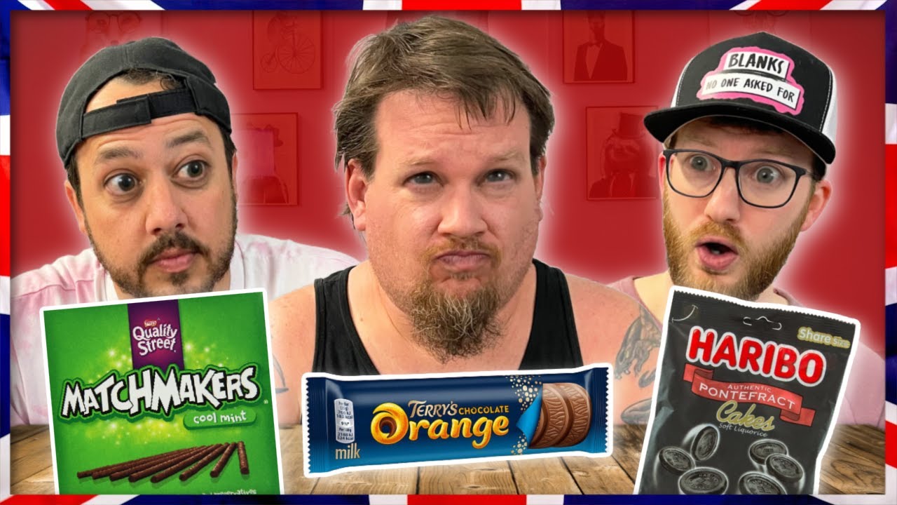 Americans Try BRITISH Sweets & Chocolates FIRST TIME EVER! - YouTube