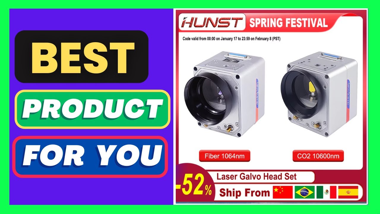 Hunst SINO-GALVO RC1001 CO2 & Fiber Laser Scan - YouTube