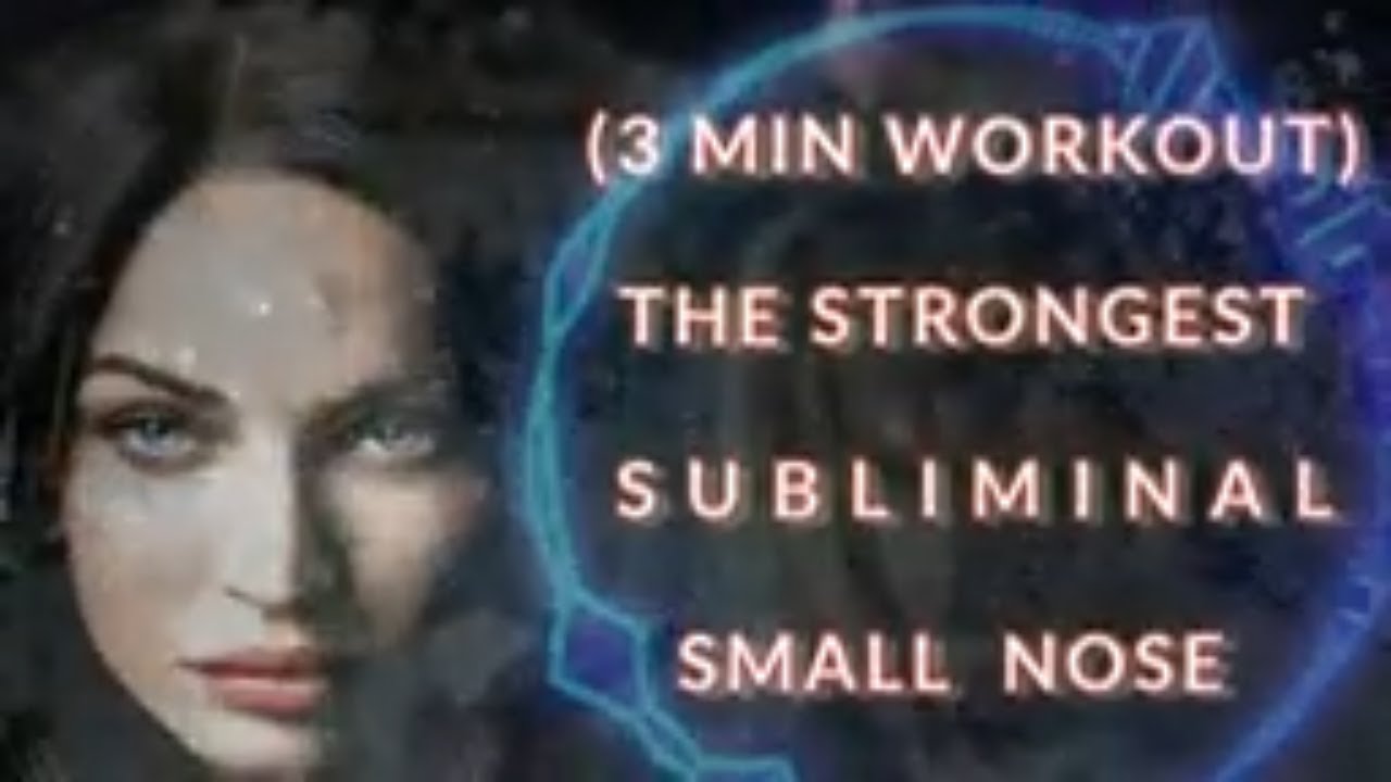 3 MIN " Small Nose Subliminal " - Humpless Nose - Lose Nose Fat - Get ...