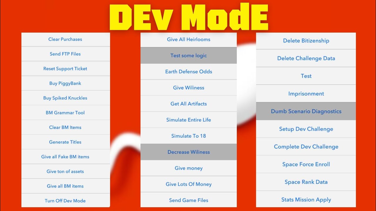 Bitlife is a Perfectly Balanced Game with No Exploits - Dev Mode - YouTube